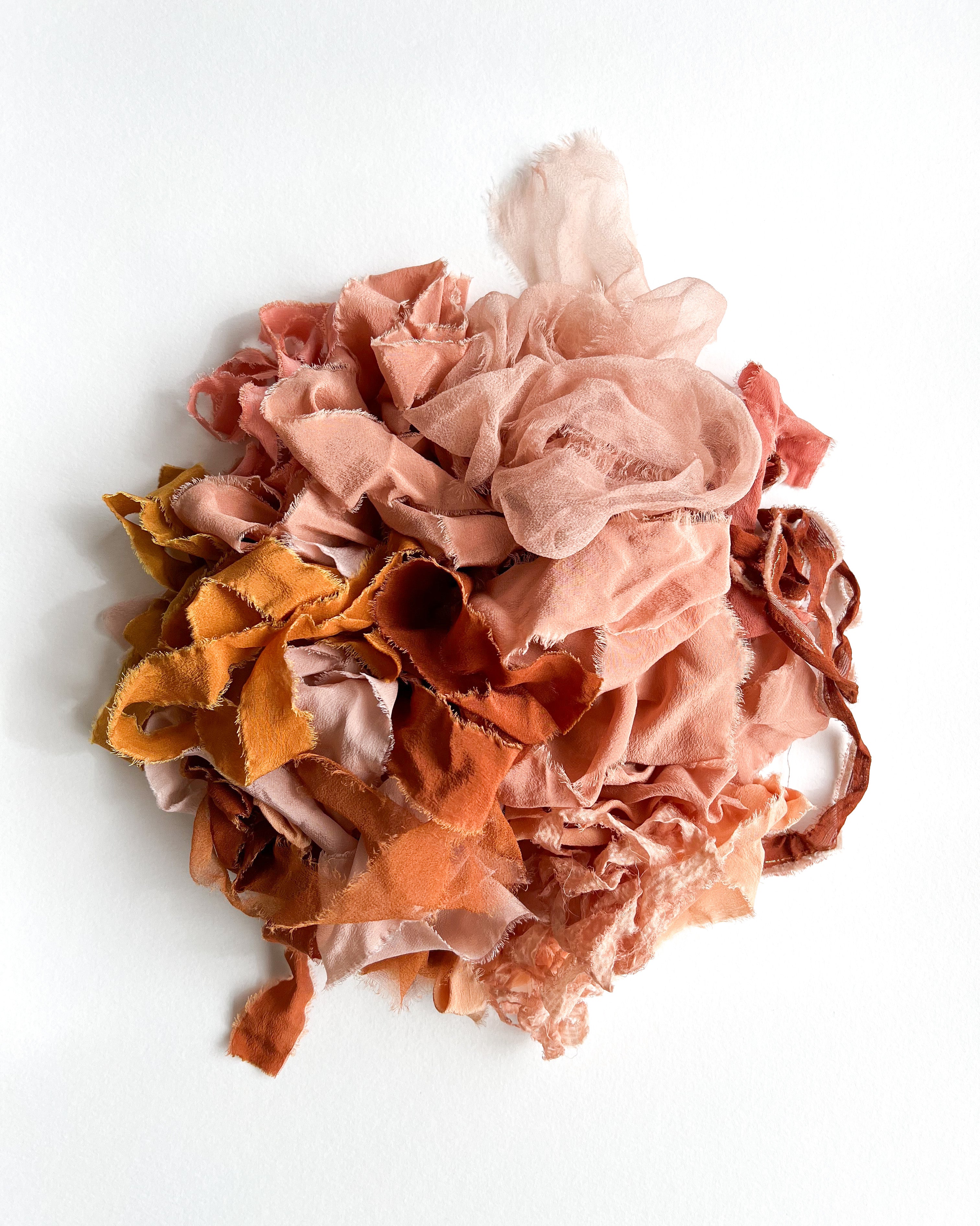 Silk Ribbon Remnants in Orange – Tono + co