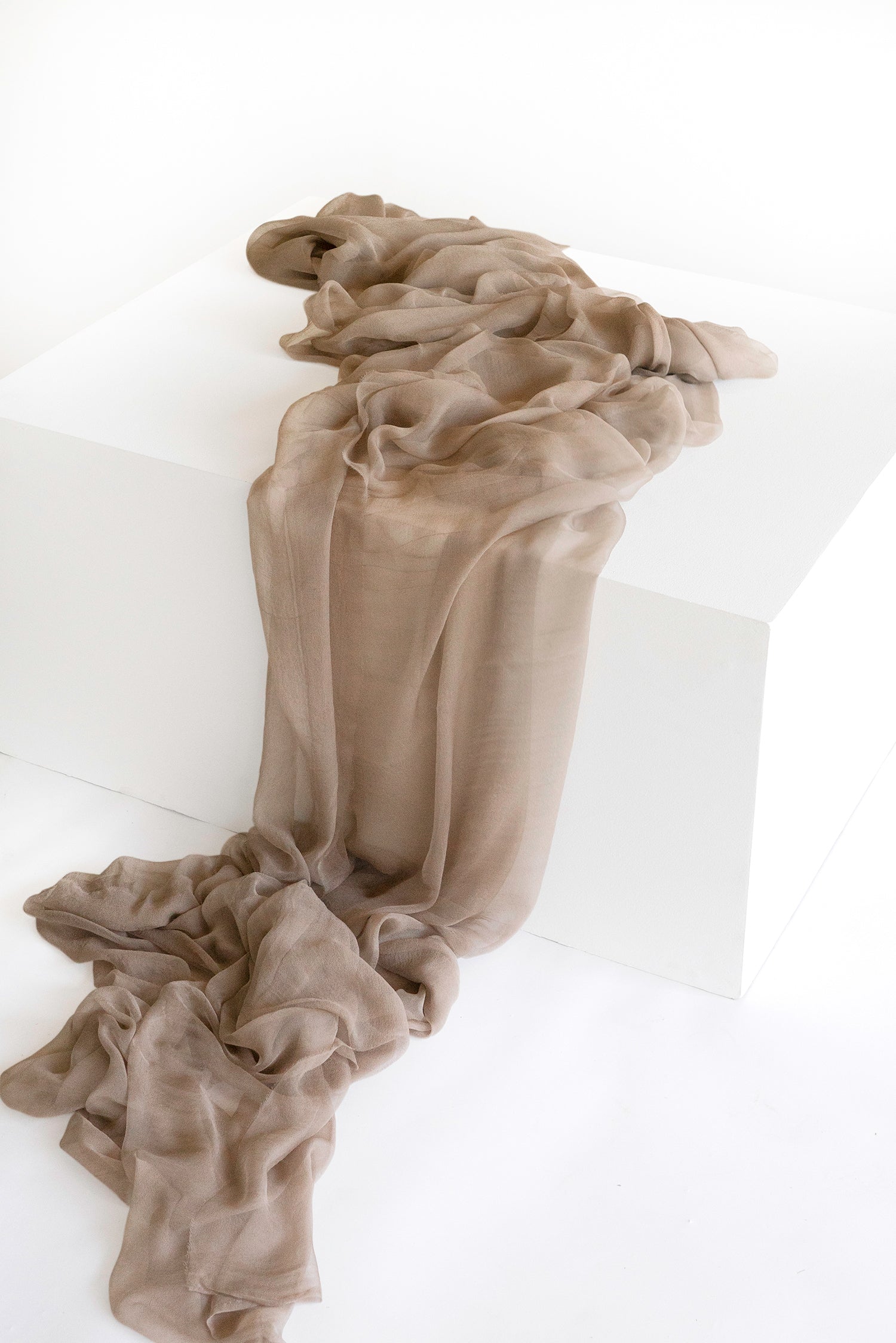 Silk Gossamer Textile in Fawn – Tono + co