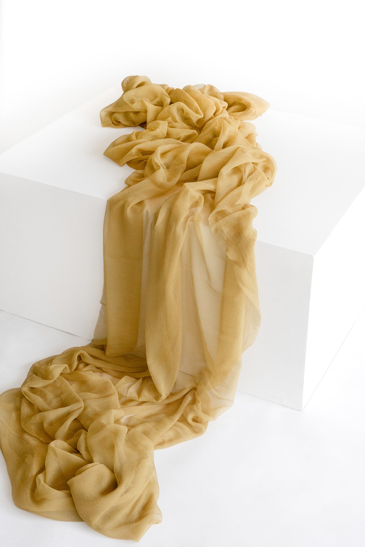 Silk Gossamer Textile in Honey – Tono + co