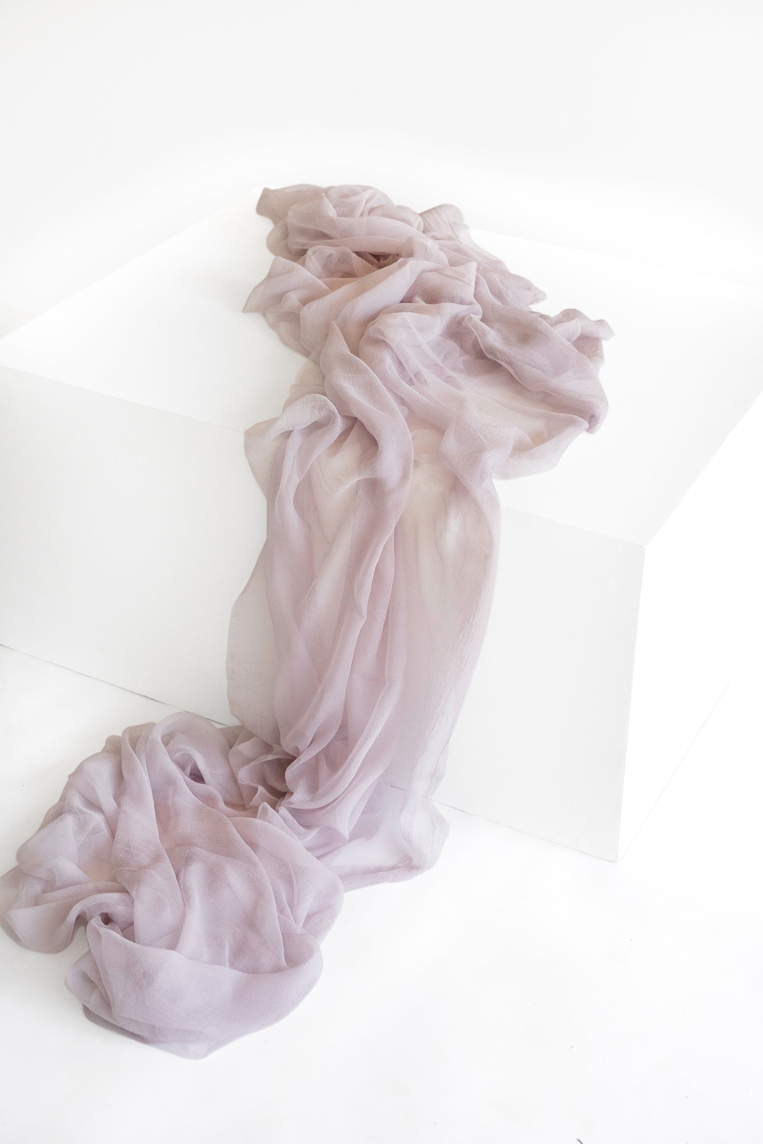 Silk Gossamer Textile in Lilac – Tono + co