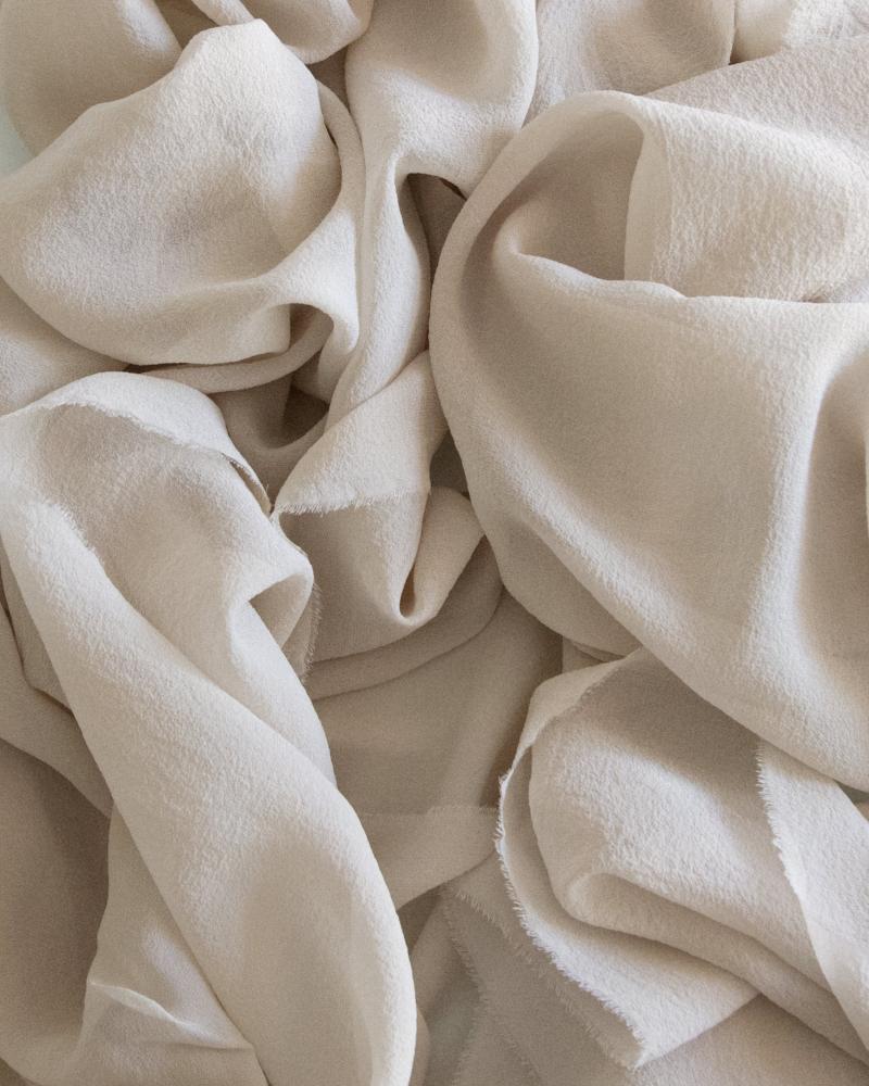 Silk Classic Textile in Bone – Tono + co