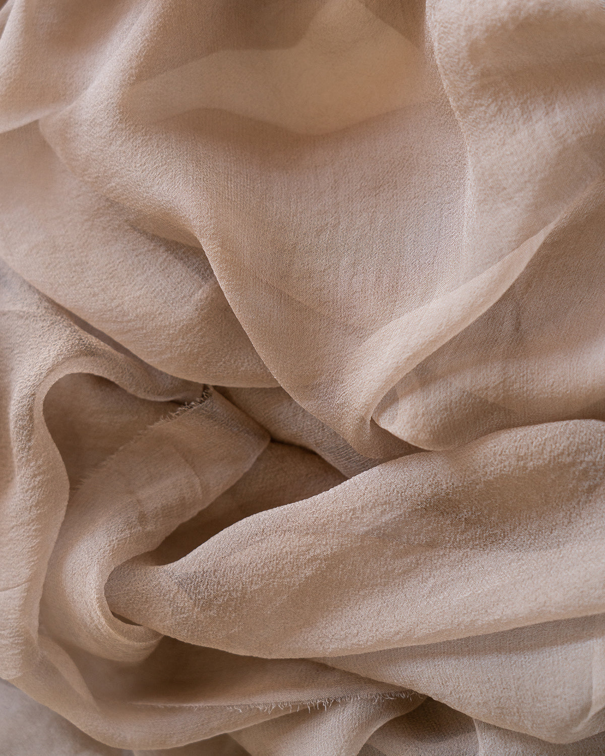 Silk Gossamer Textile in Fawn – Tono + co