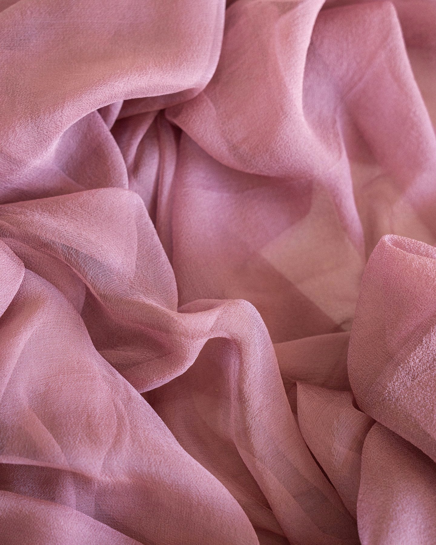 Silk Gossamer Textile in Rose – Tono + co