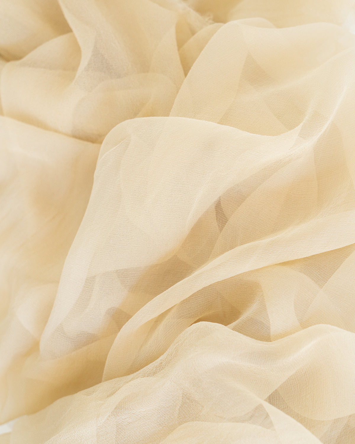 Silk Gossamer Textile in Cream – Tono + co