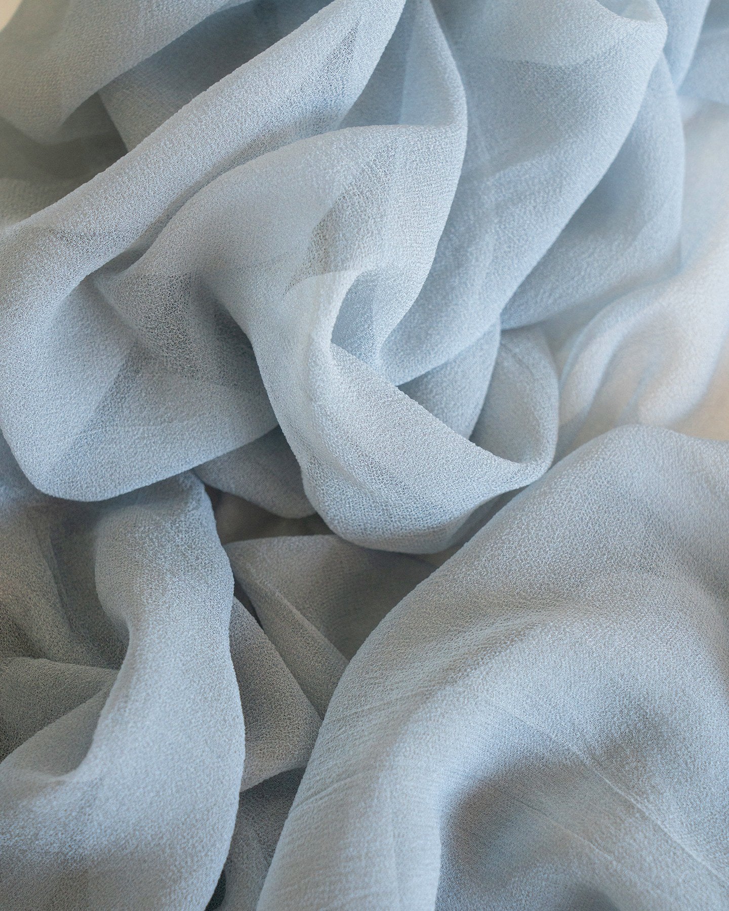 Silk Gossamer Textile in Sky – Tono + co