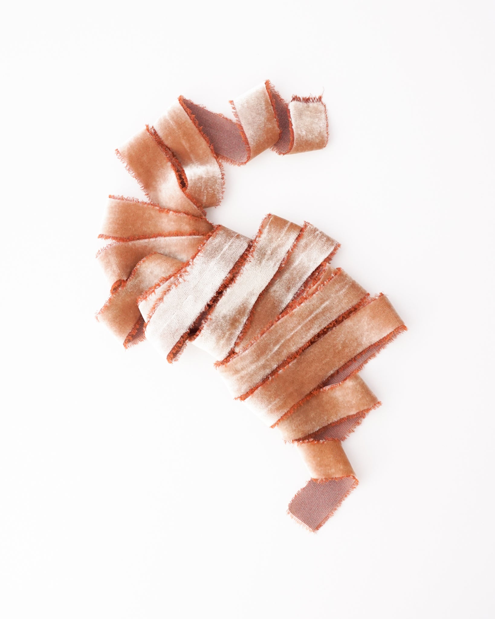 Silk Velvet Ribbon in Rust – Tono + co