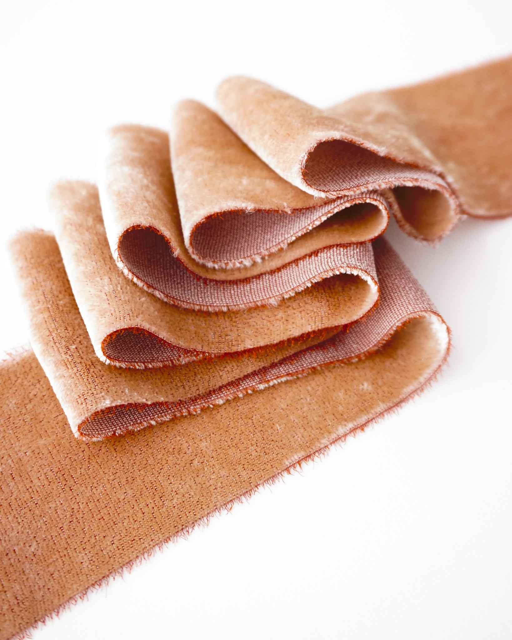 Silk Velvet Ribbon in Rust – Tono + co