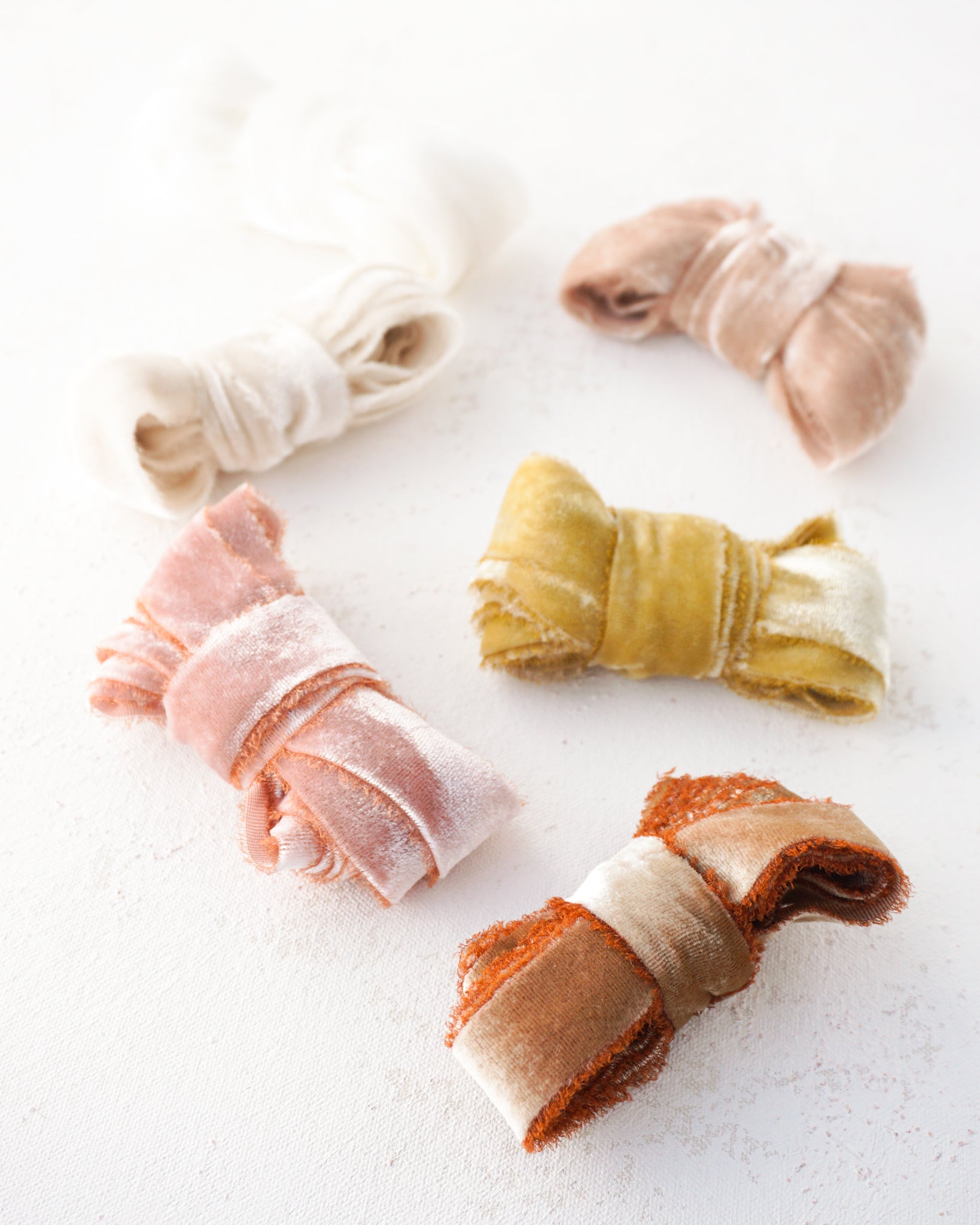 Silk Velvet Ribbon in Rust – Tono + co