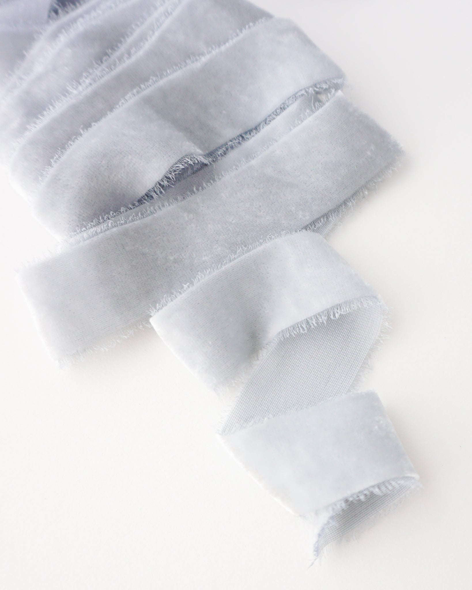 Silk Velvet Ribbon in Sky – Tono + co