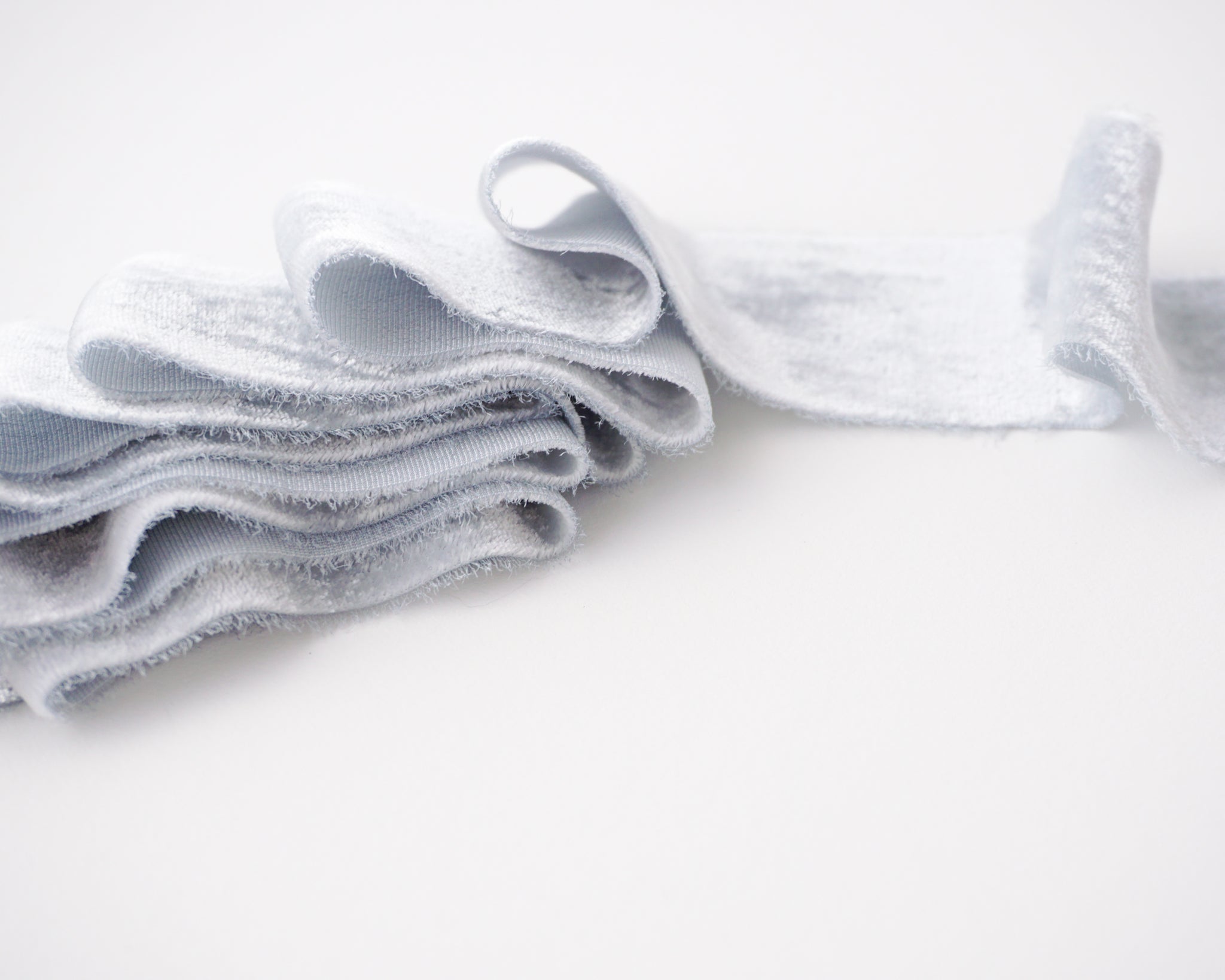 Silk Velvet Ribbon in Sky – Tono + co