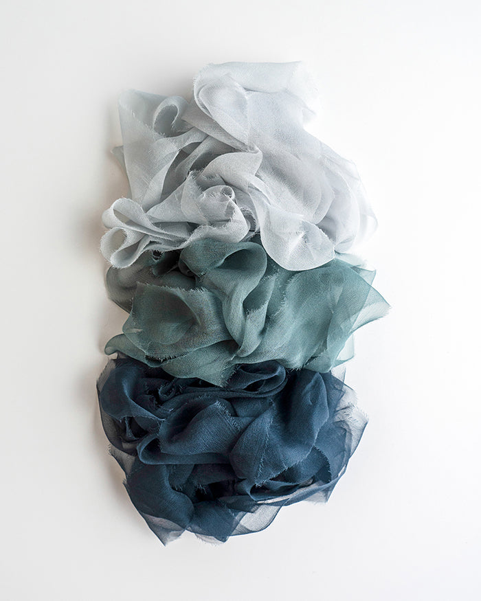 Silk Gossamer Ribbon in Ocean – Tono + co