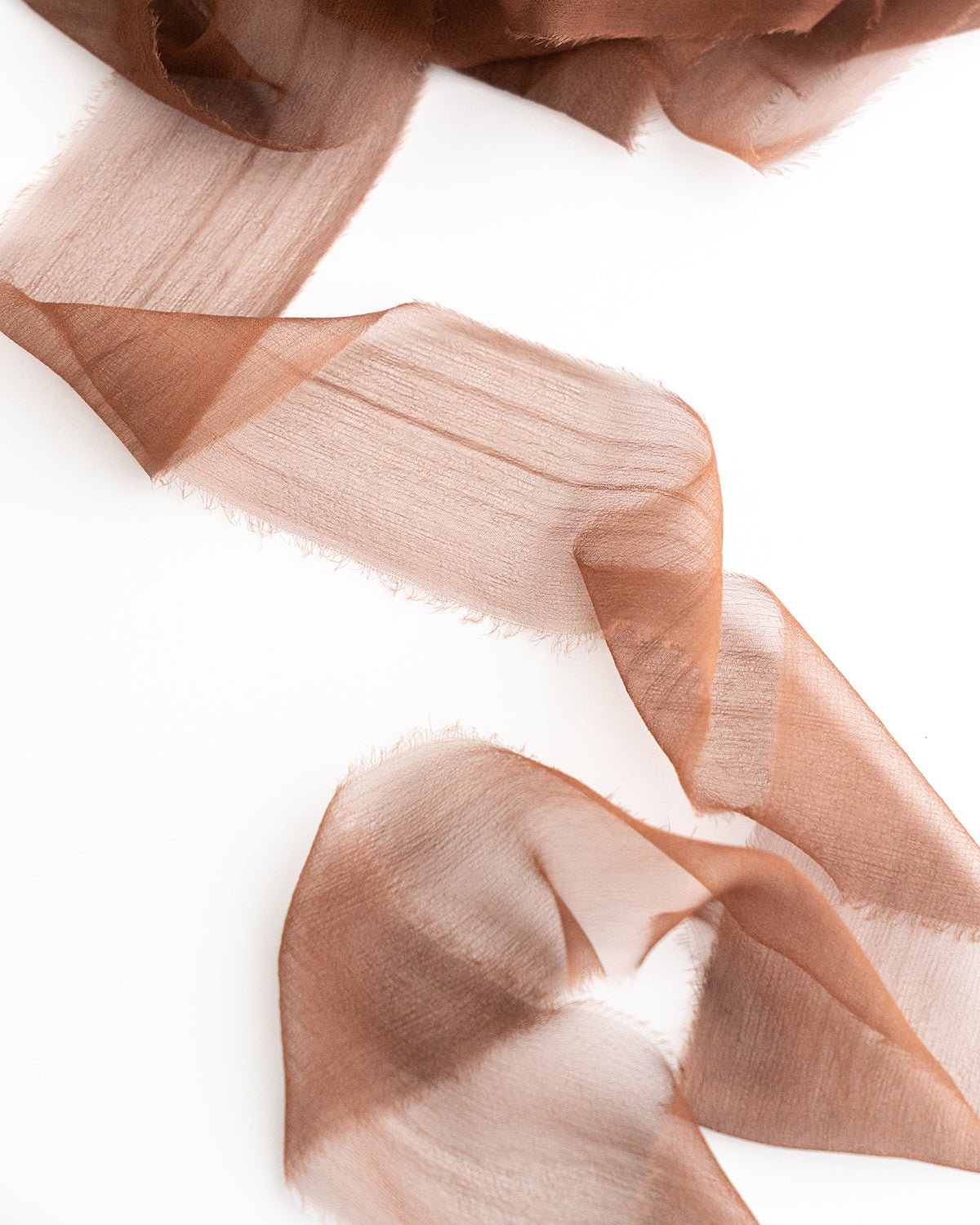 Silk Gossamer Ribbon in Pecan – Tono + co