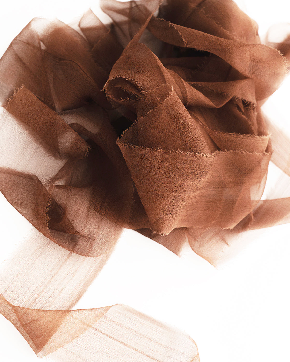 Silk Gossamer Ribbon in Pecan – Tono + co
