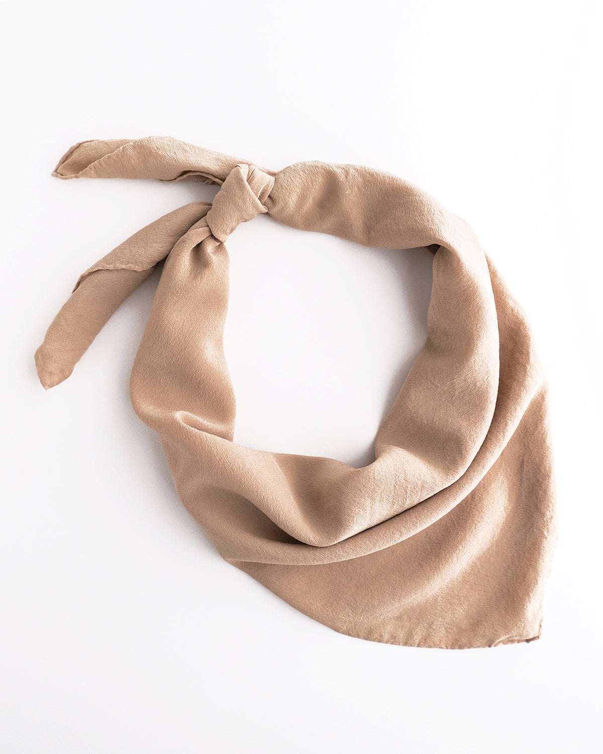 'The Classic' Washable Silk Scarf in Sand – Tono + co