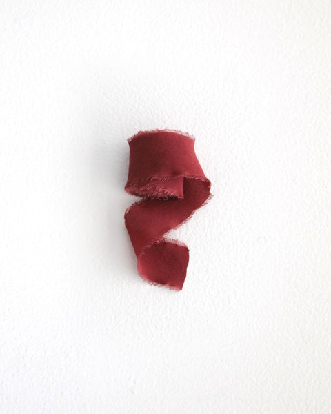 Silk Classic Ribbon in Poppy – Tono + co