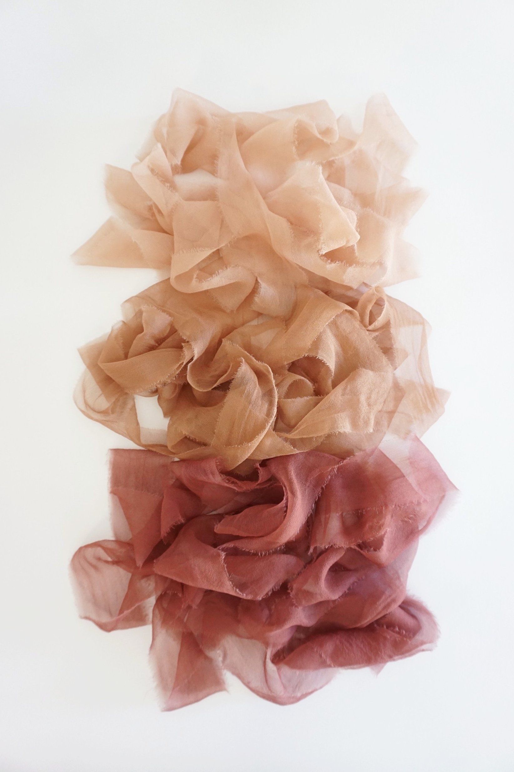 Silk Gossamer Ribbon in Rose Gold – Tono + co