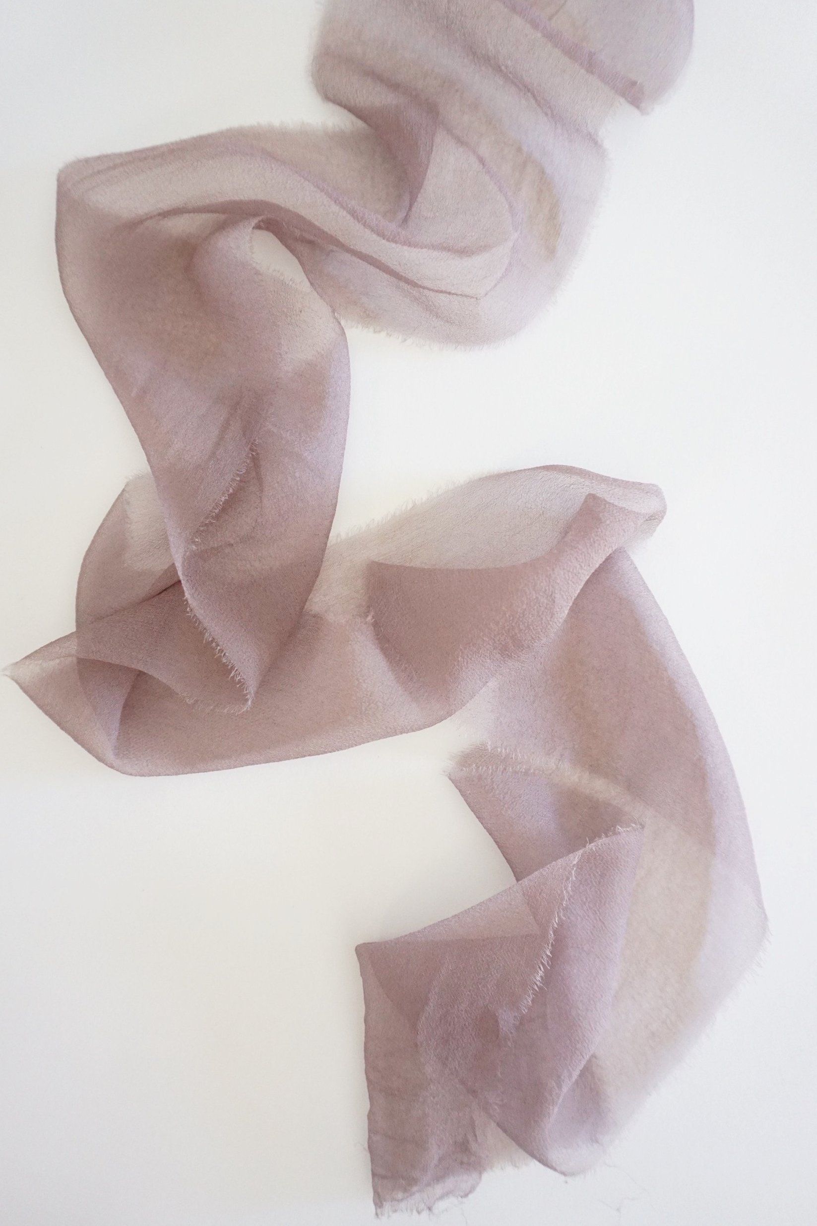 Silk Gossamer Ribbon in Mauve – Tono + co