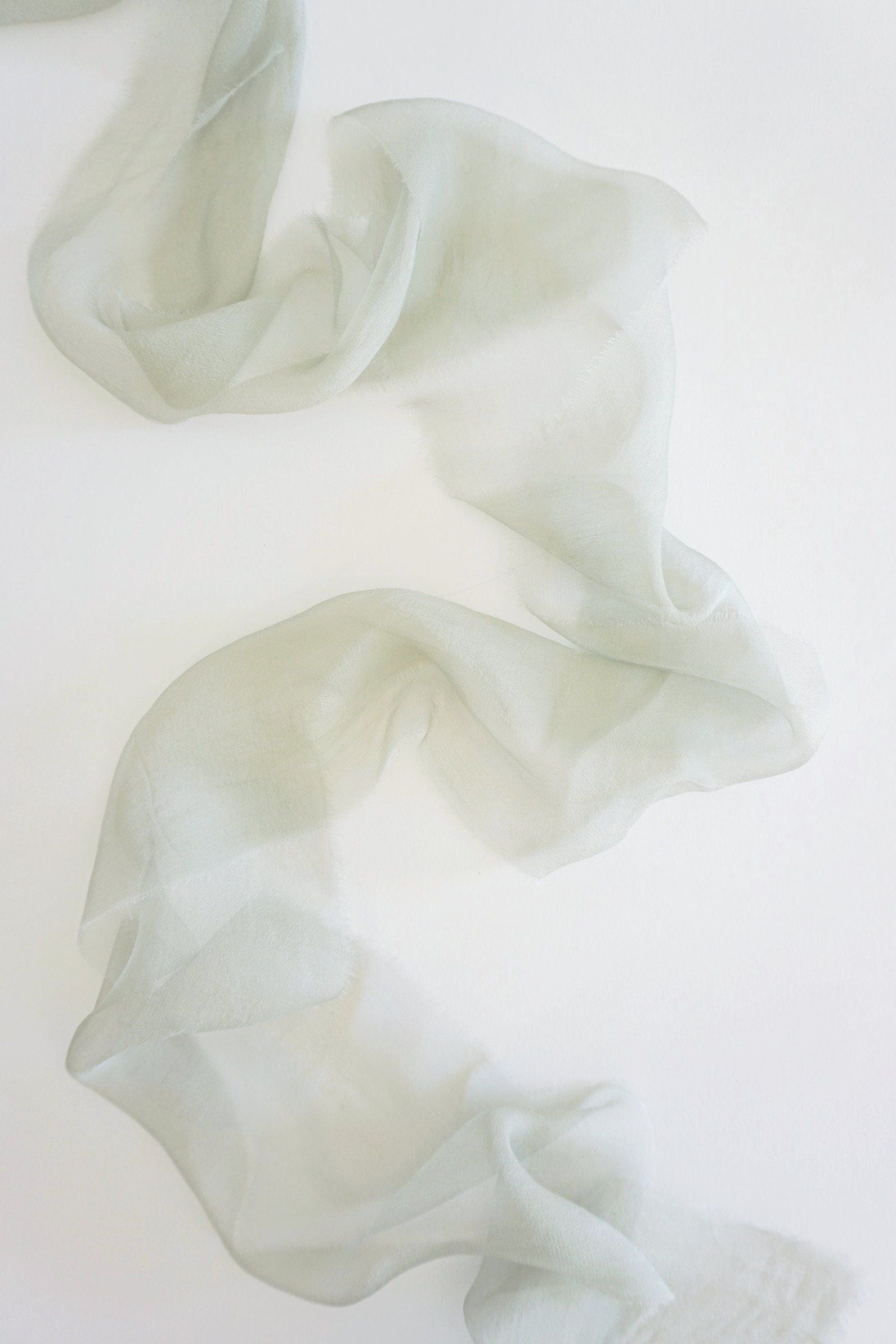 Silk Gossamer Ribbon in Sage – Tono + co