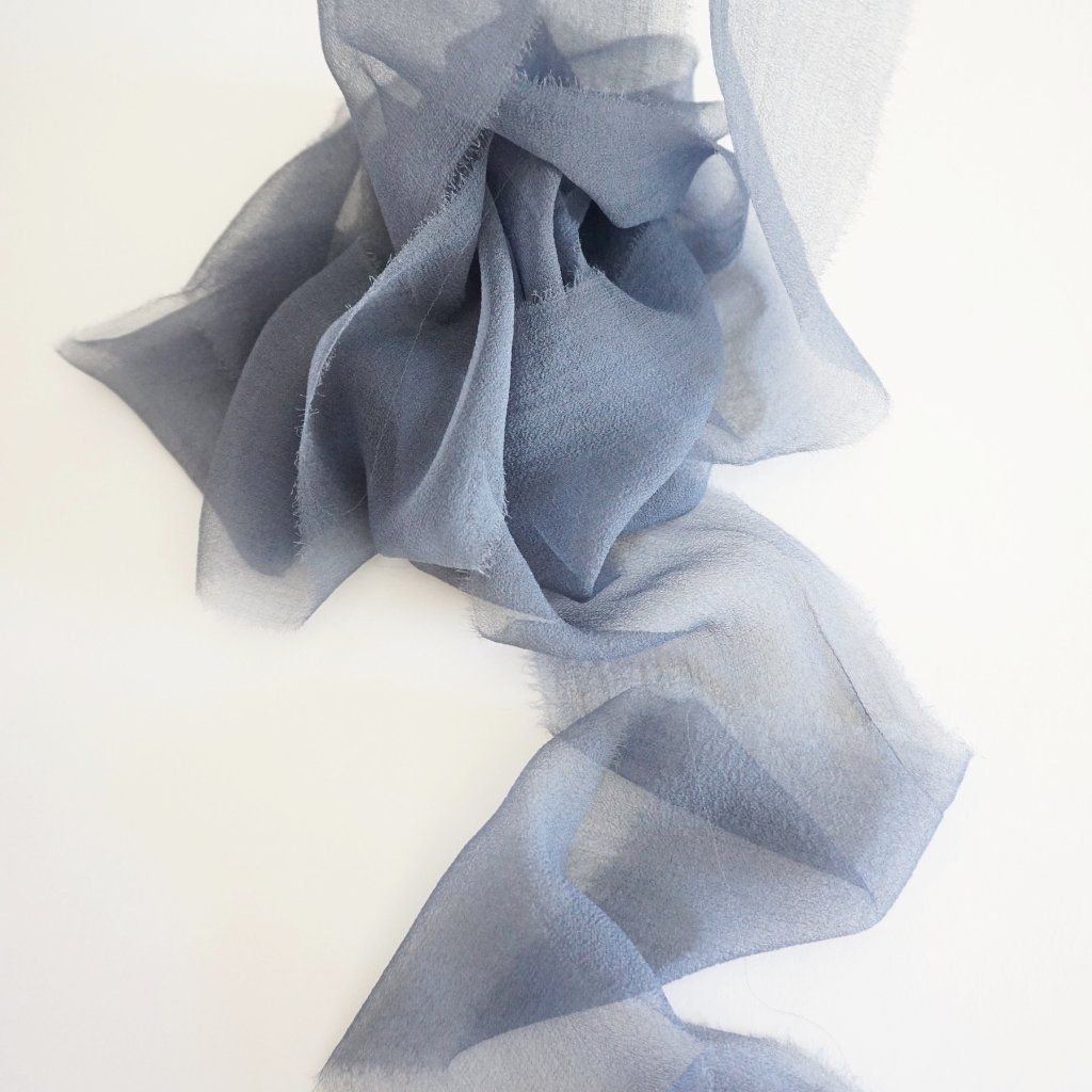 Silk Gossamer Ribbon in Sea – Tono + co