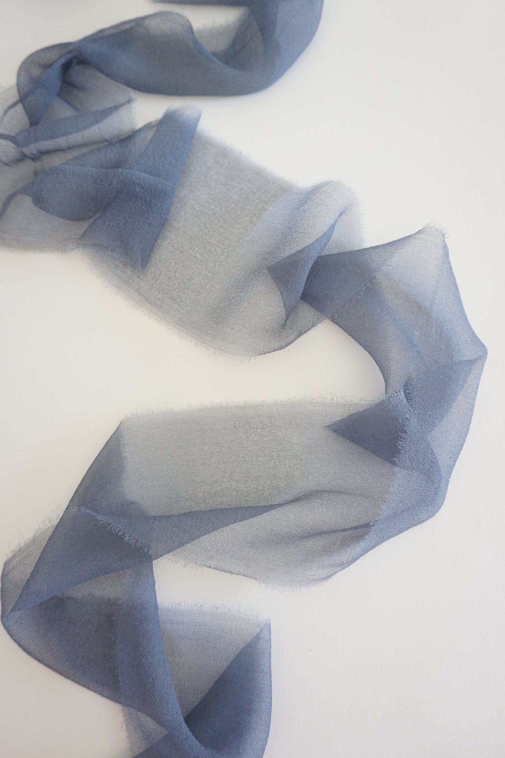 Silk Gossamer Ribbon in Sea – Tono + co