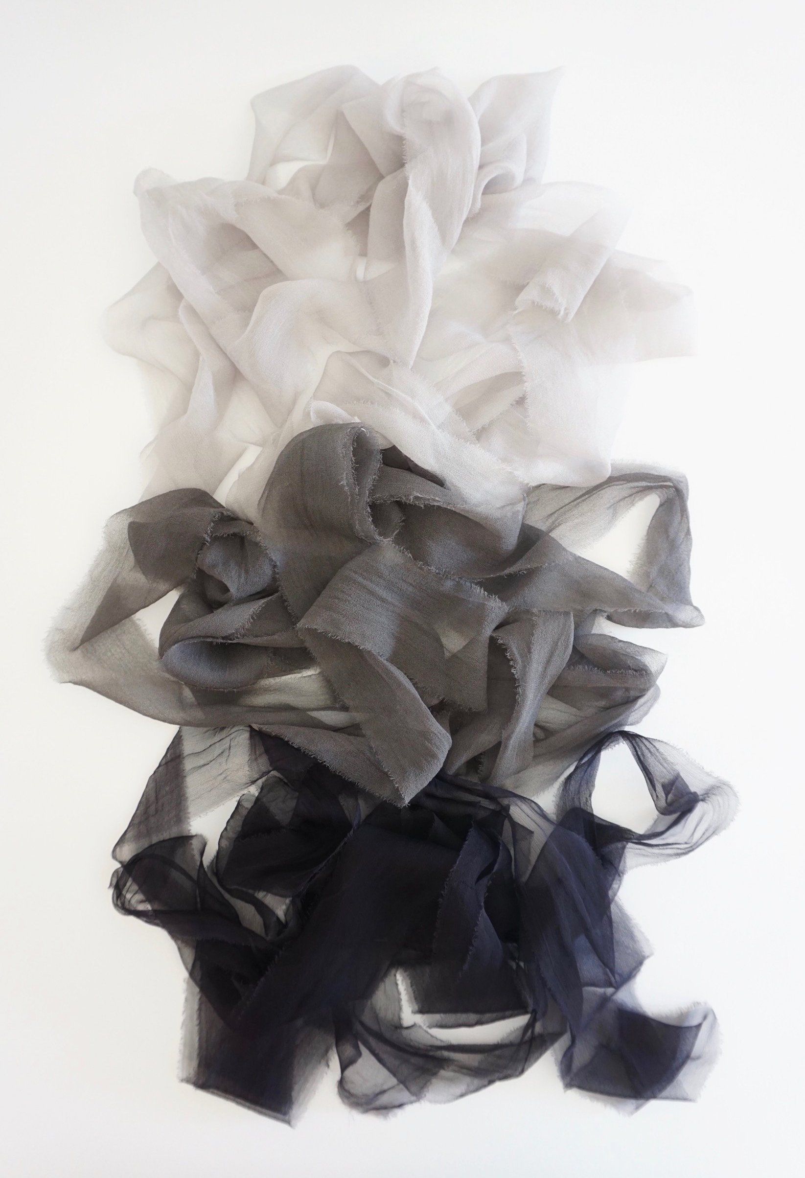 Silk Gossamer Ribbon in Stone – Tono + co