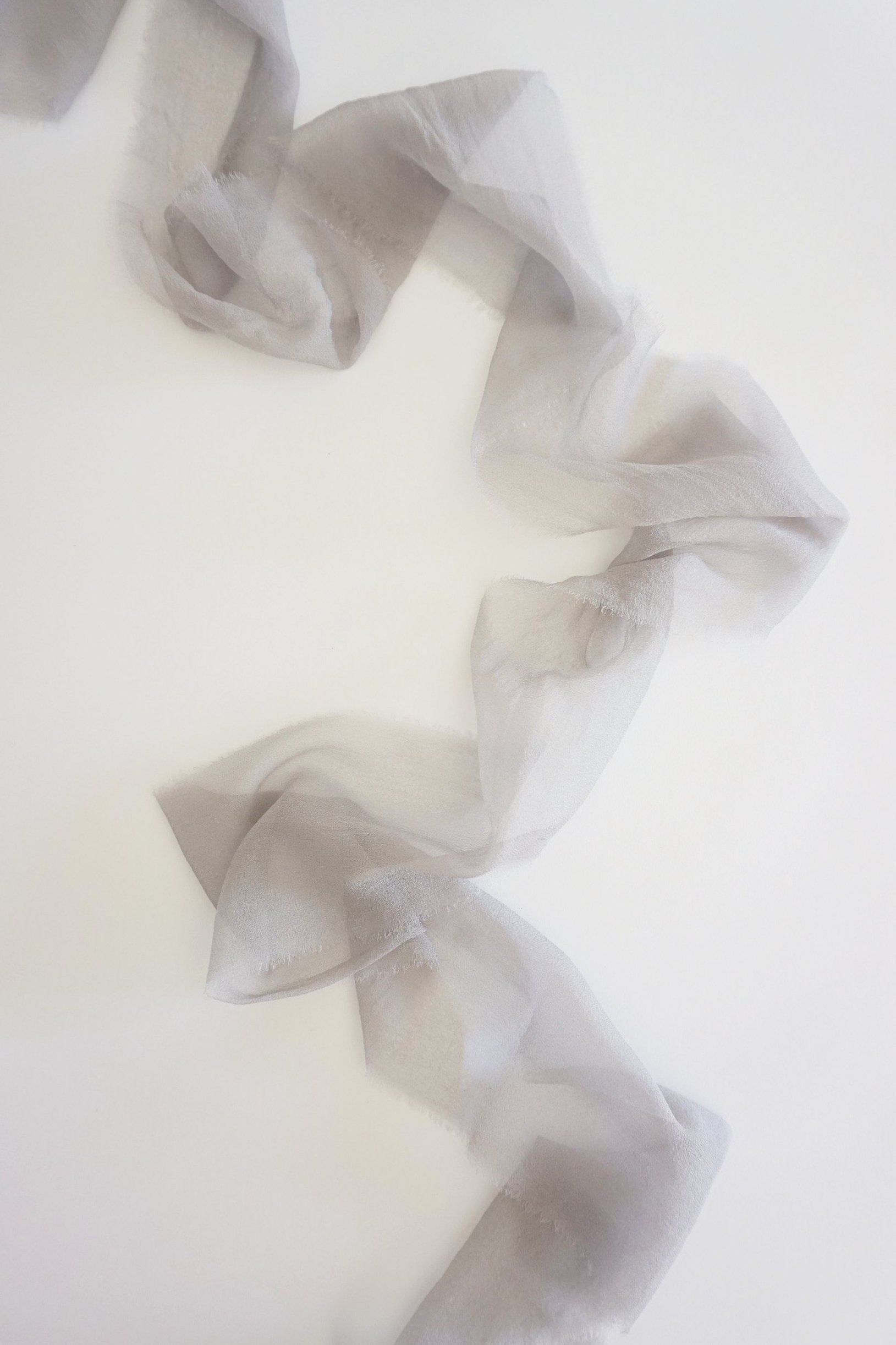 Silk Gossamer Ribbon in Stone – Tono + co
