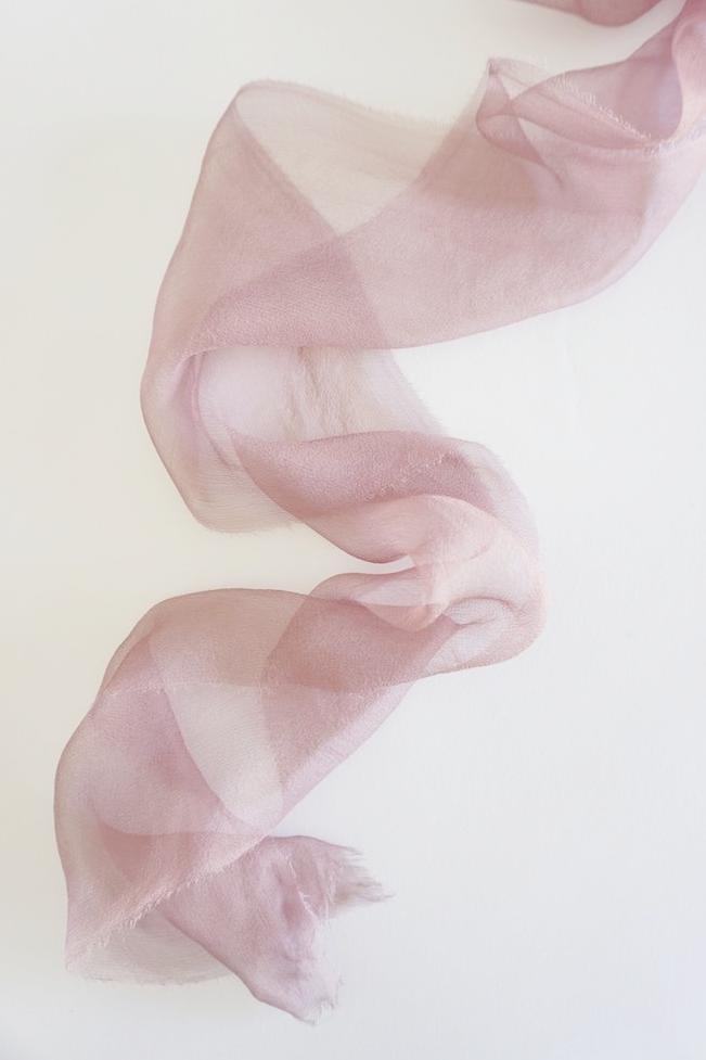 Silk Gossamer Ribbon in Rose – Tono + co