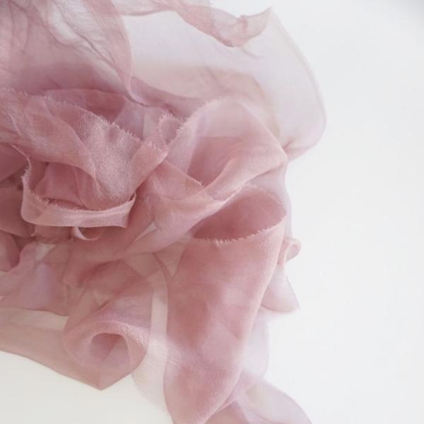 Silk Gossamer Ribbon in Rose – Tono + co